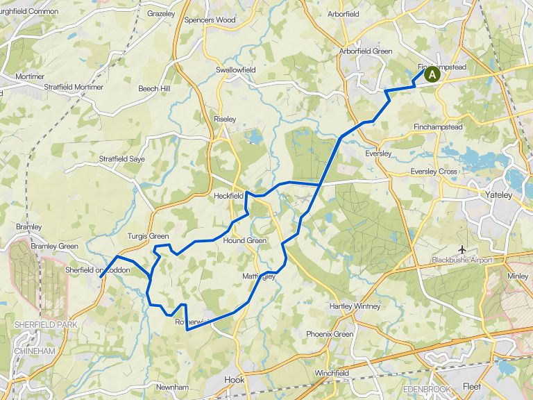 10. FBC to Sherfield on Loddon | ride | Komoot